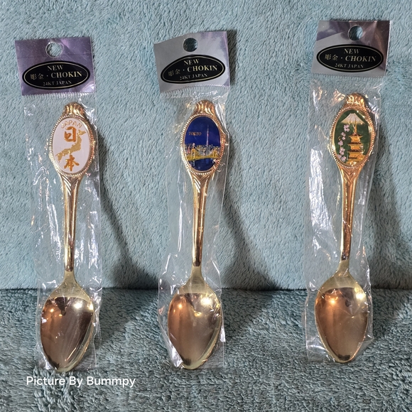 Dining | New Chokin Art Japanese Souvenir Collector Spoons Featuring ...